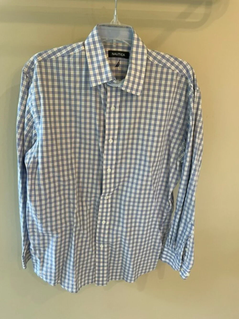 Nautica | Shirts | Mens Nautica Button Down Shirt In Blue And Gold ...